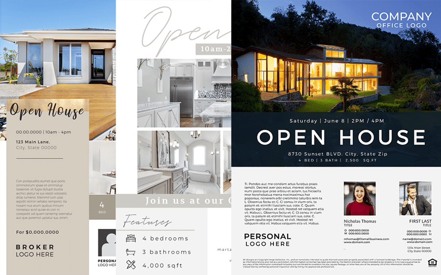 16 Free & Paid Open House Flyer Templates That Get Leads