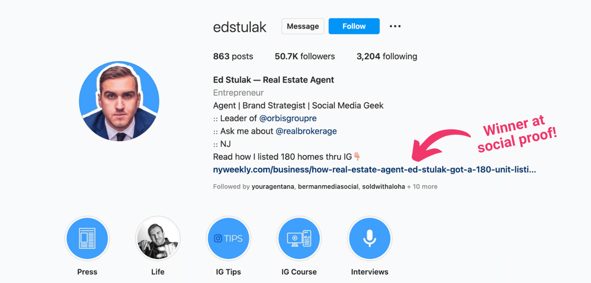 19 Gorgeous Realtor Instagram Bio Examples (+ Template)