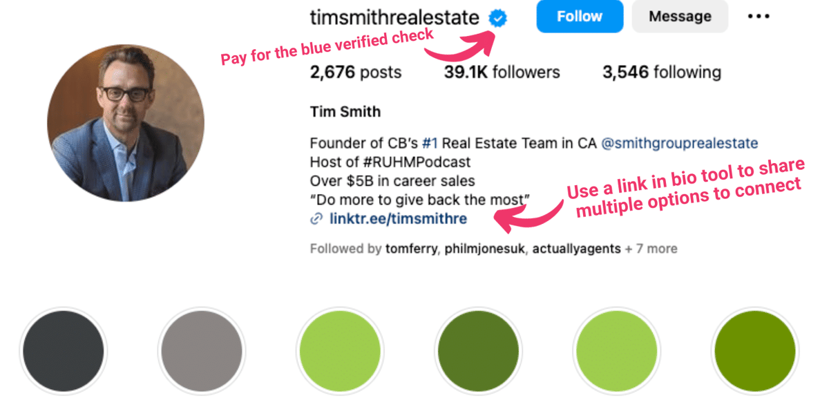 19 Gorgeous Realtor Instagram Bio Examples (+ Template)