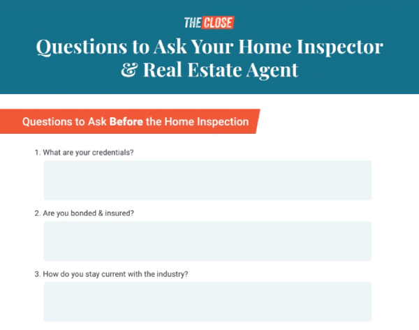 26 Critical Questions to Ask Home Inspectors