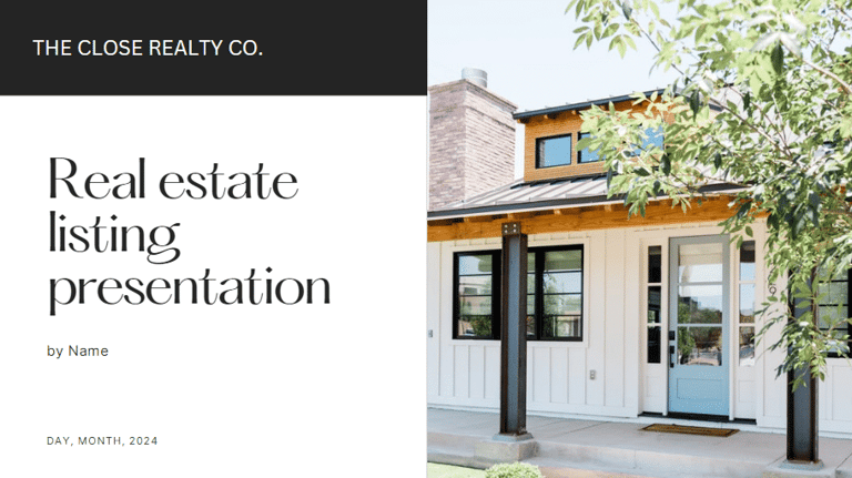 The Complete Guide for Effective Listing Presentations