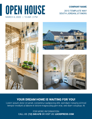 16 Free & Paid Open House Flyer Templates That Get Leads