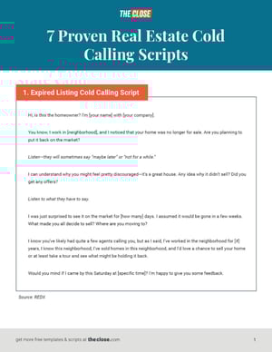 7 Proven Real Estate Cold Calling Scripts for Lead Gen