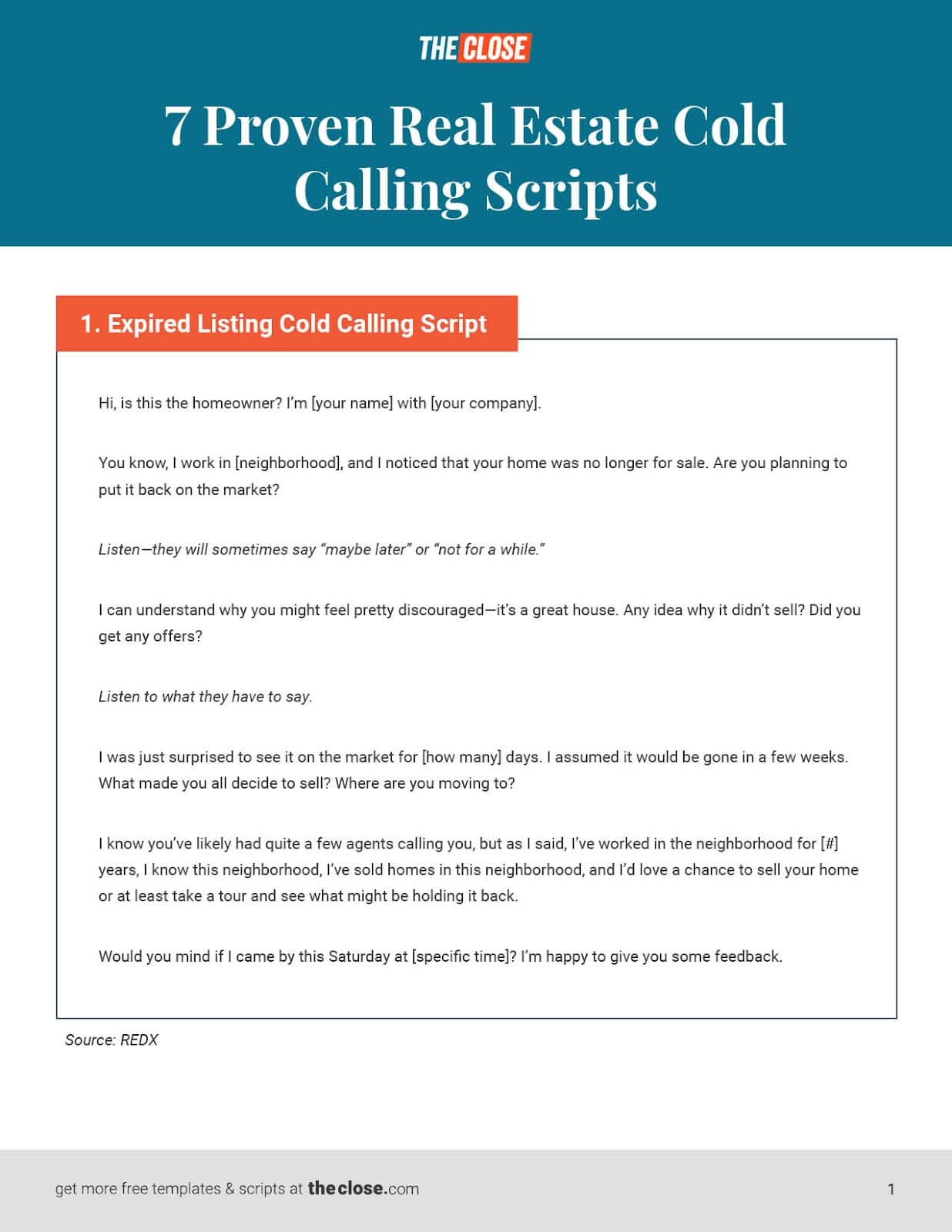 7 Proven Real Estate Cold Calling Scripts for Lead Gen