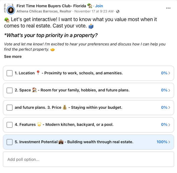 19 Best Real Estate Facebook Posts (+ Examples & Ideas)