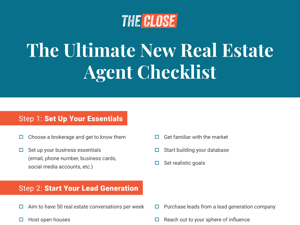 The Ultimate Checklist for New Real Estate Agents’ Success