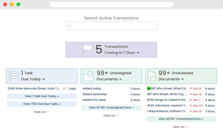 The Best 7 Real Estate Transaction Management Software