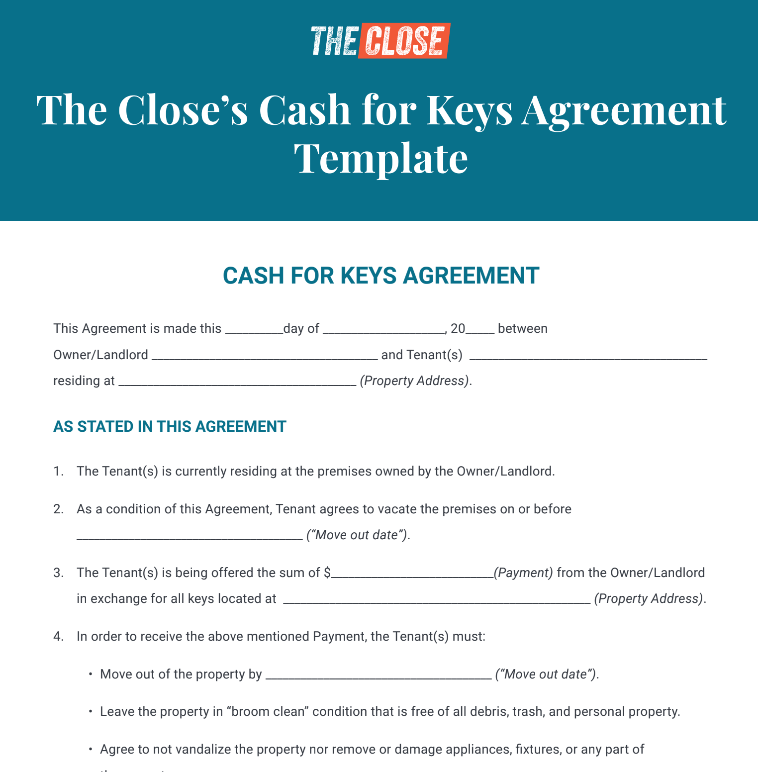 Cash for Keys: A Complete Guide