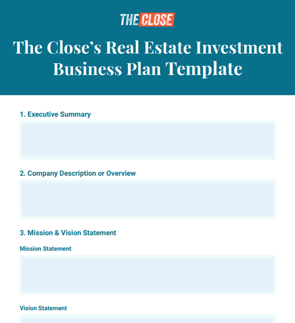 How to Write a Real Estate Investment Business Plan