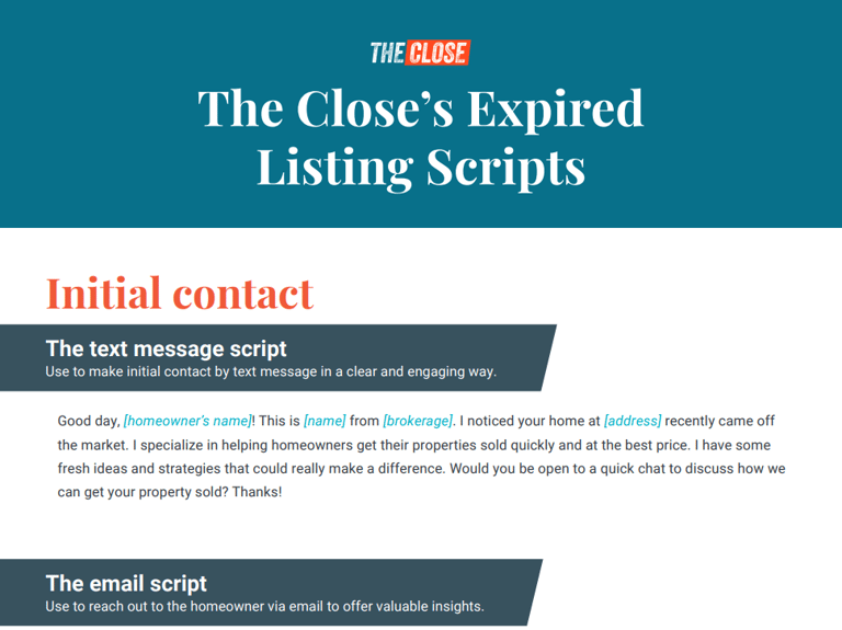 The 21 Best Expired Listing Scripts & Best Practices